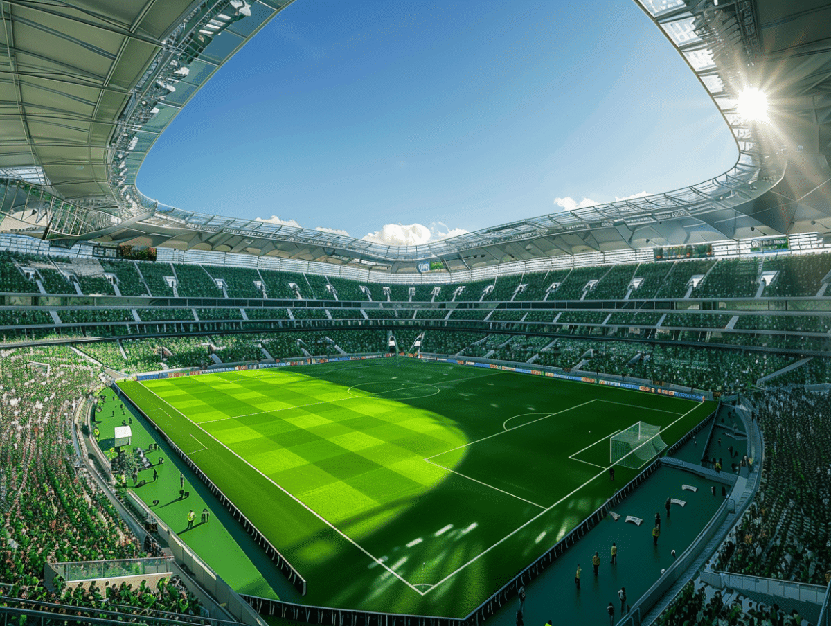 Exploration détaillée du plan du stade Geoffroy Guichard : architecture ...